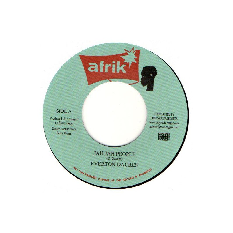(7") EVERTON DACRES - JAH JAH PEOPLE / STEROPHONICS - JAH PEOPLE TIME