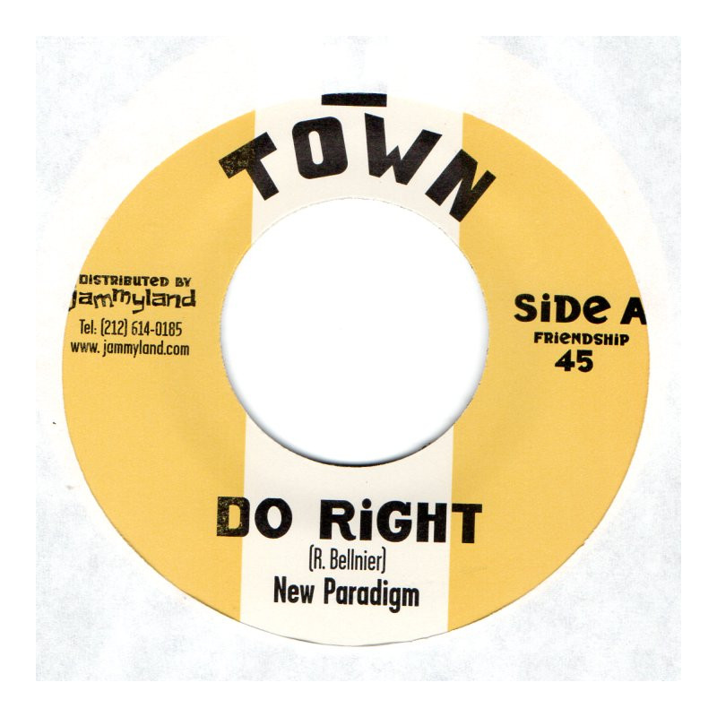 (7") NEW PARADIGM - DO RIGHT / BERT & 10 FT. GANJA PLANT - TOP DOWN