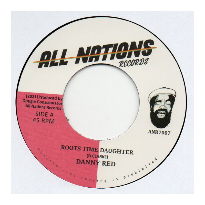 (7") DANNY RED - ROOTS TIME DAUGHTER / DOUGIE CONSCIOUS - ROOTS TIME DUB