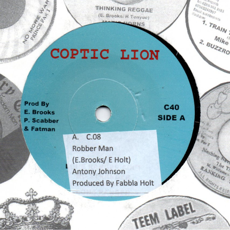 (7") ANTHONY JOHNSON - ROBBER MAN / KING DAVID - TAKE YOU TO PARIS