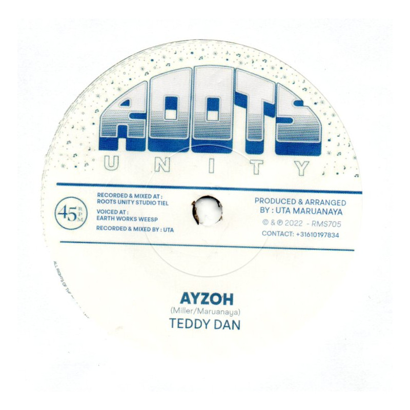 (7") TEDDY DAN - AYZOH / ROOTS UNITY - VERSION