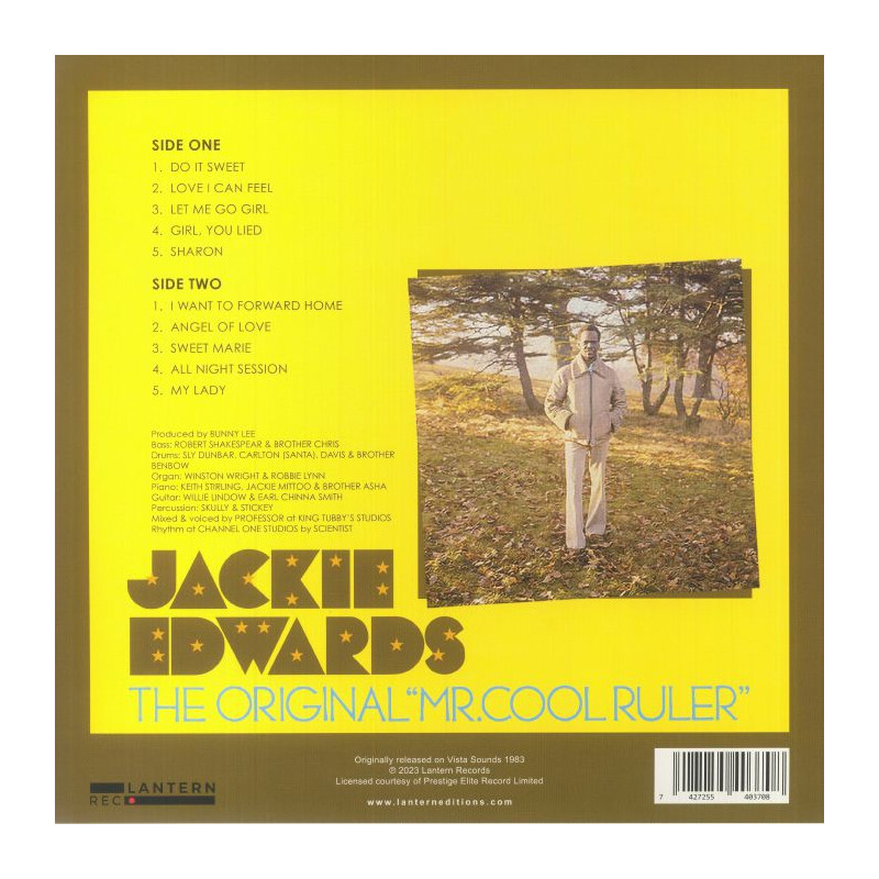 (LP) JACKIE EDWARDS - THE ORIGINAL MR COOL RULER