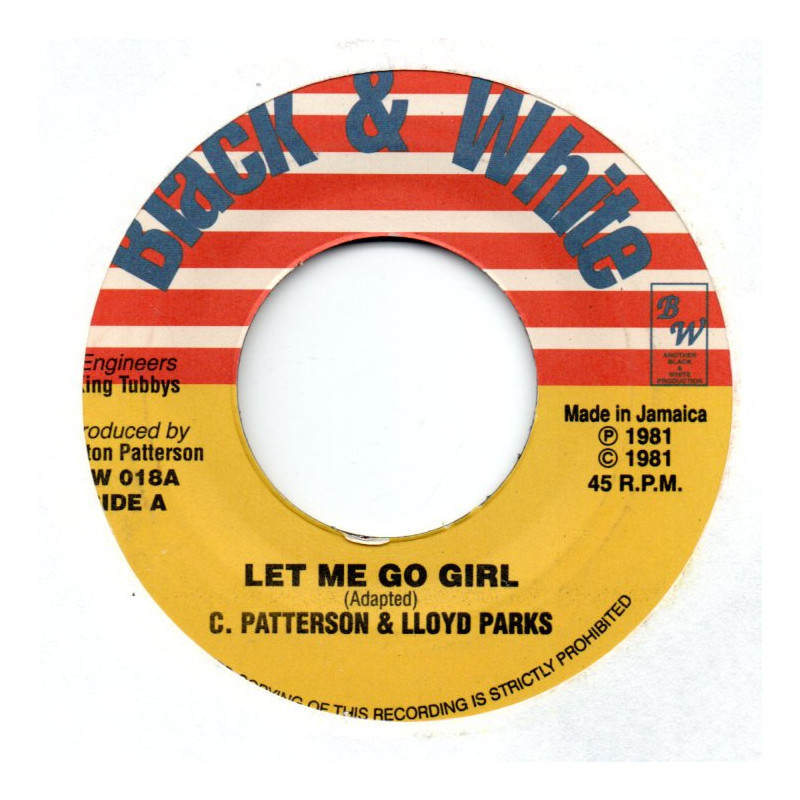 (7") CARLTON PATTERSON & LLOYD PARKS - LET ME GO GIRL / LOVE IS A TREASURE