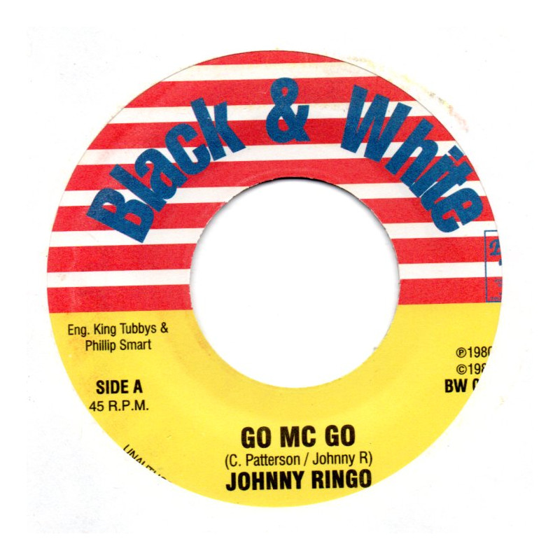(7") JOHNNY RINGO - GO MC GO / KING TUBBYS - DISC JOCKEY SKANK