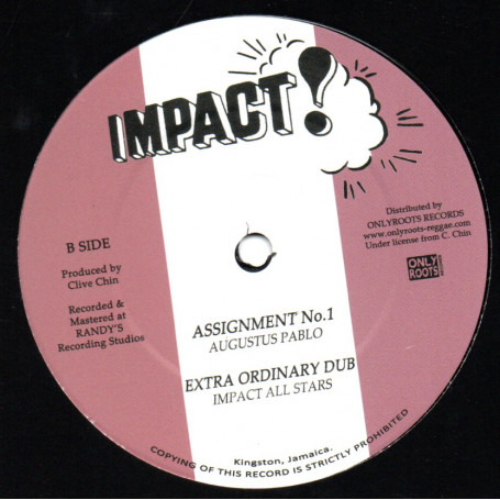 (10") LLOYD PARKS, AUGUSTUS PABLO, IMPACT ALL STARS - ORDINARY MAN