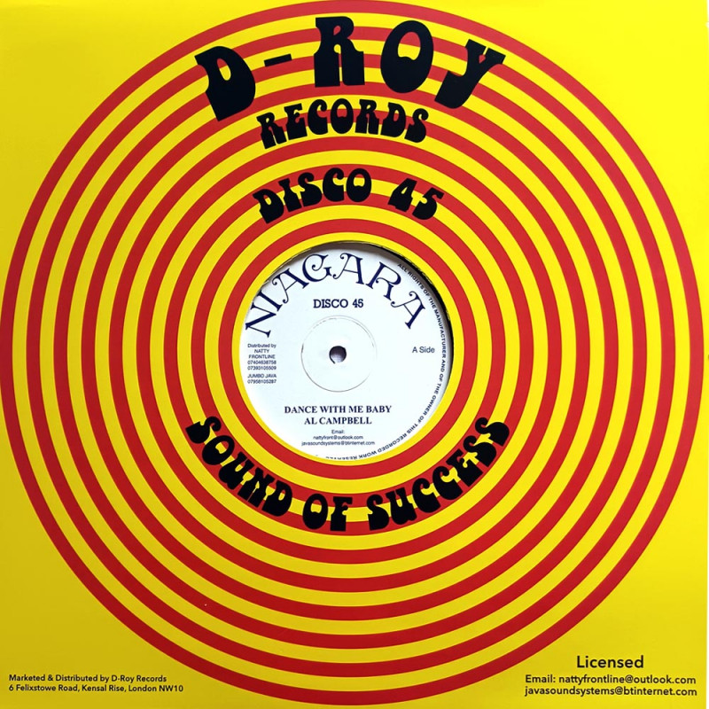 (12") AL CAMPBELL - DANCE WITH ME BABY / FREDDIE MCKAY - LONELY MAN