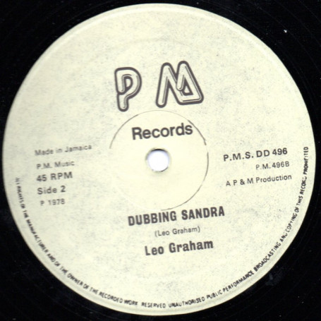 (12") LEO GRAHAM - MY LITTLE SANDRA - DUBBING SANDRA