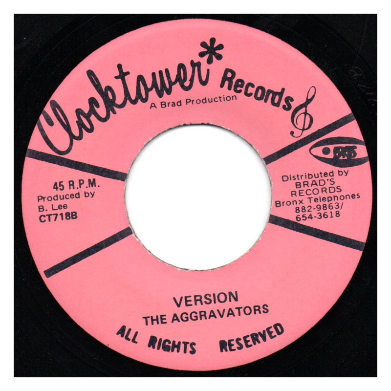 (7") JOHNNY CLARKE & DENNIS BROWN- SO MUCH PAIN / THE AGGRAVATORS - VERSION