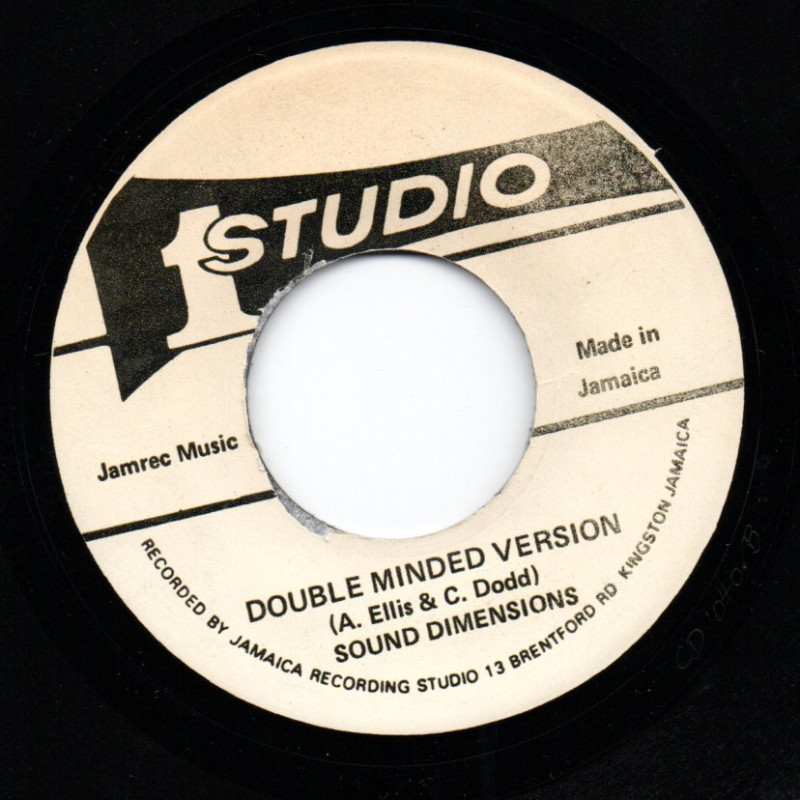 (7") ANTHONY ROCKY ELLIS - DOUBLE MINDED MAN / SOUND DIMENSIONS ...