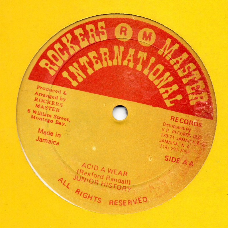 (12") CANDY MAN - SHE'S GONE / JUNIOR HISTORY - ACID A WEAR