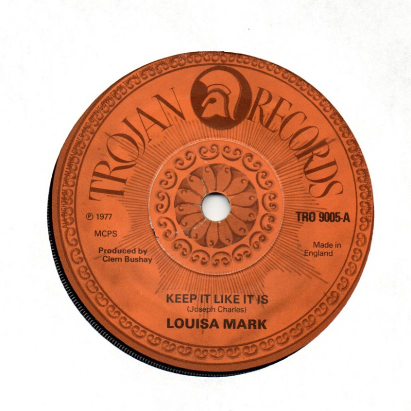 (7") LOUISA MARK - KEEP IT LIKE IT IS / THE TROJANS - FATTY BUM BUM ...