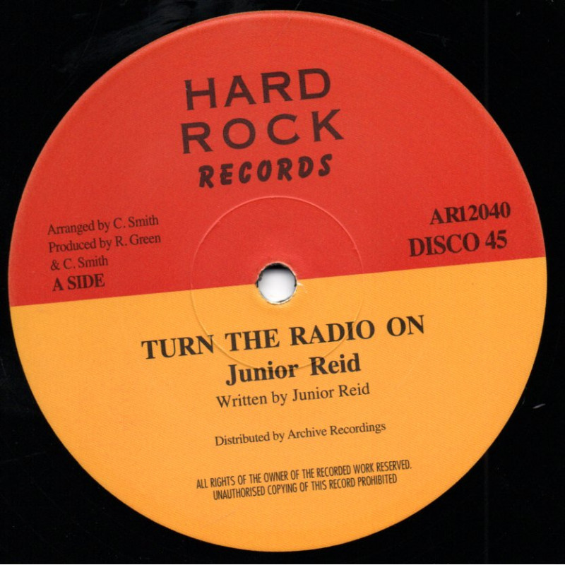 (12") JUNIOR REID - TURN THE RADIO ON / PRINCE JAMMY - TURN THE RADIO ...