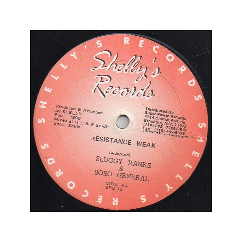 (12") SLUGGY RANKS - MY TIME / RESISTANCE WEAK