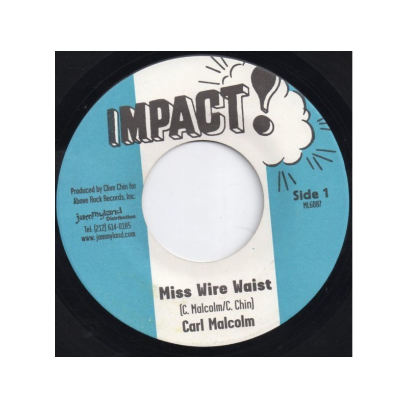 (7") CARL MALCOLM - MISS WIRE WAIST / SKIN FLESH & BONES - MISS WIRE ...